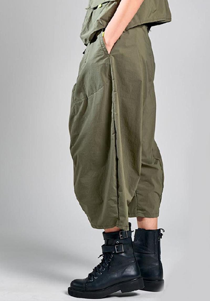 Tech Fabric Drop Seat Cropped Pants | Garmentory