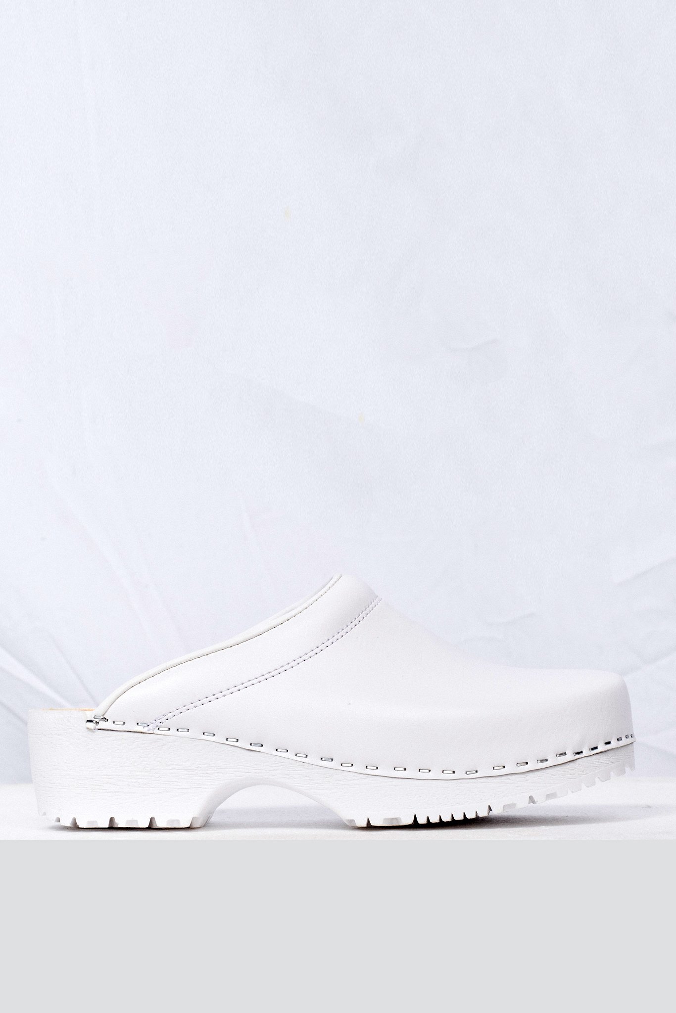 Assembly Leather Clogs - White | Garmentory