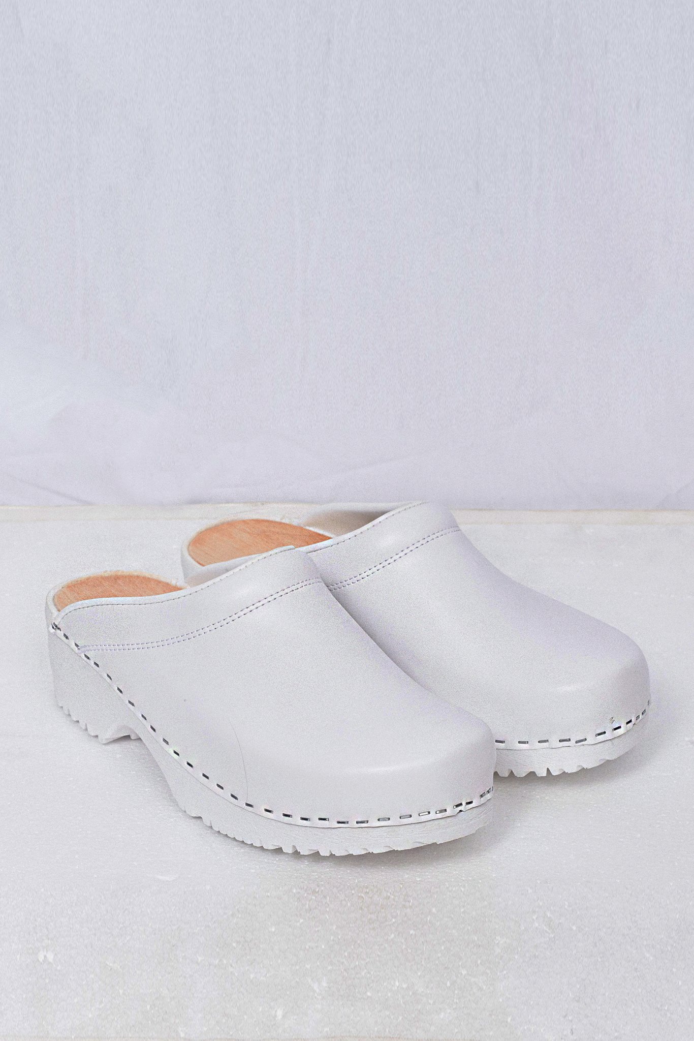 Assembly Leather Clogs - White | Garmentory