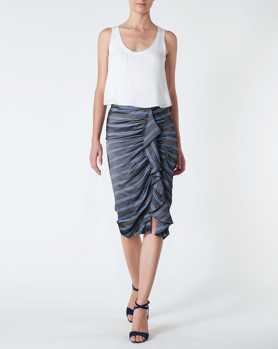 Veronica Beard 'Drew' Cascade Ruffle Pencil Skirt | Garmentory