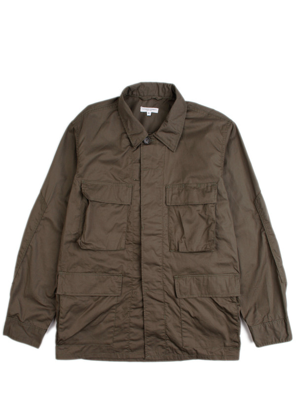 Engineered Garments BDU High Count Twill Jacket - Olive | Garmentory