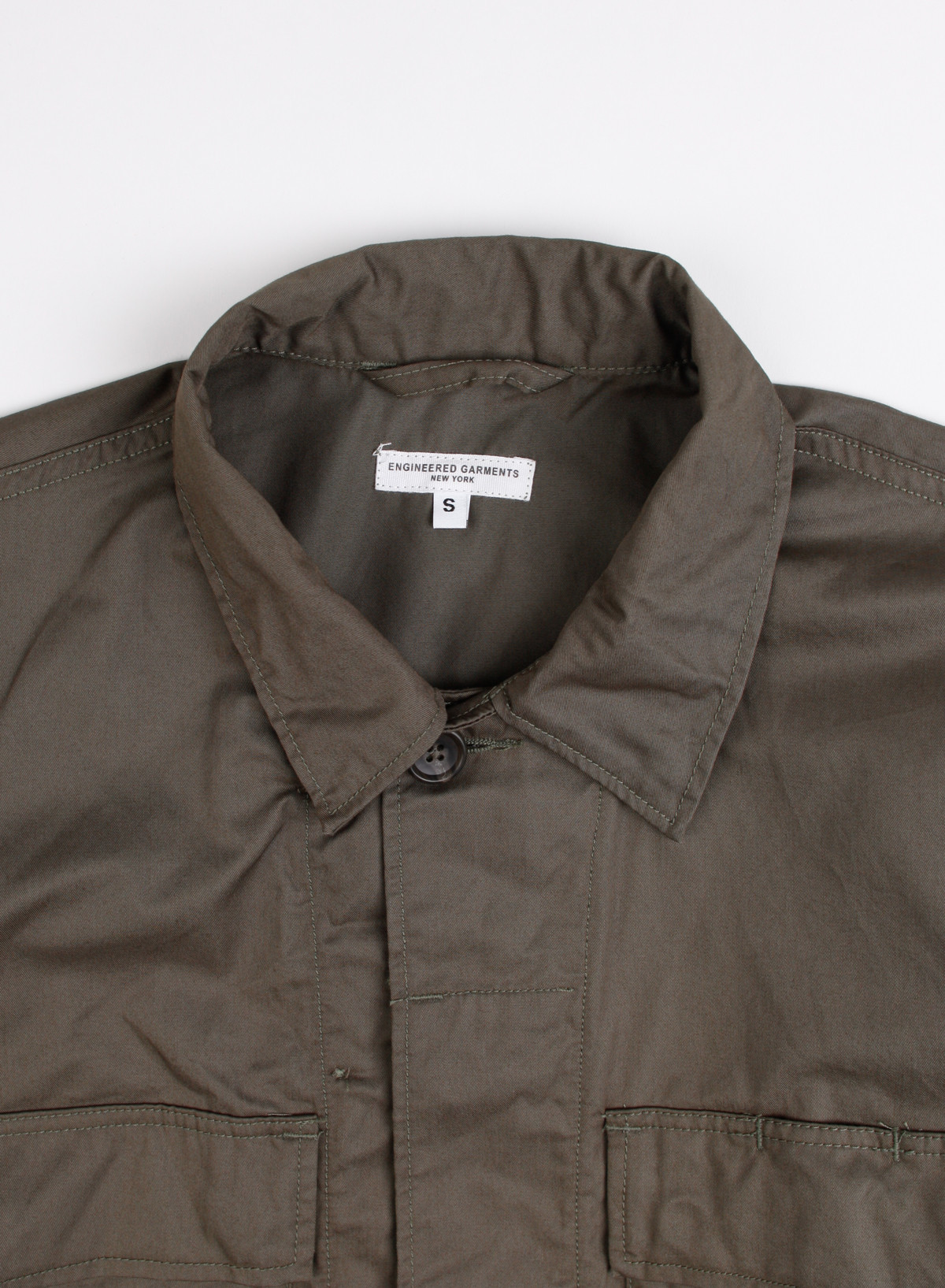 Engineered Garments BDU High Count Twill Jacket - Olive | Garmentory