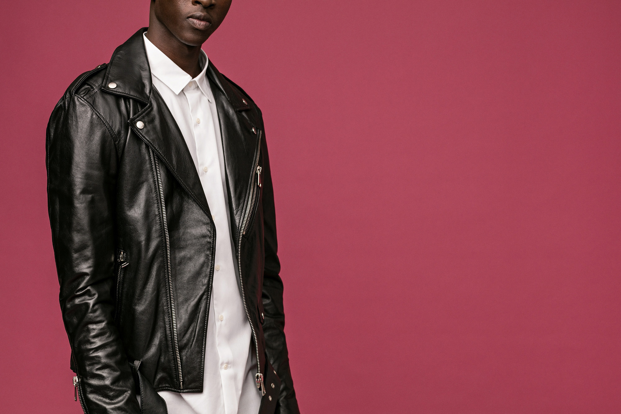 Wear PERFECTO LEATHER JACKET - Black | Garmentory