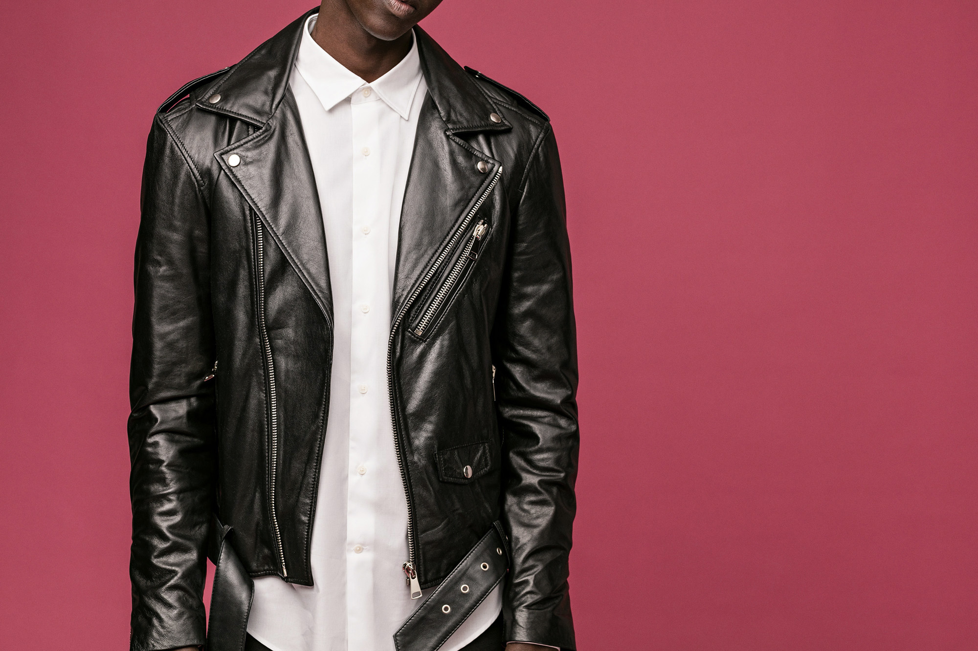Wear PERFECTO LEATHER JACKET - Black | Garmentory