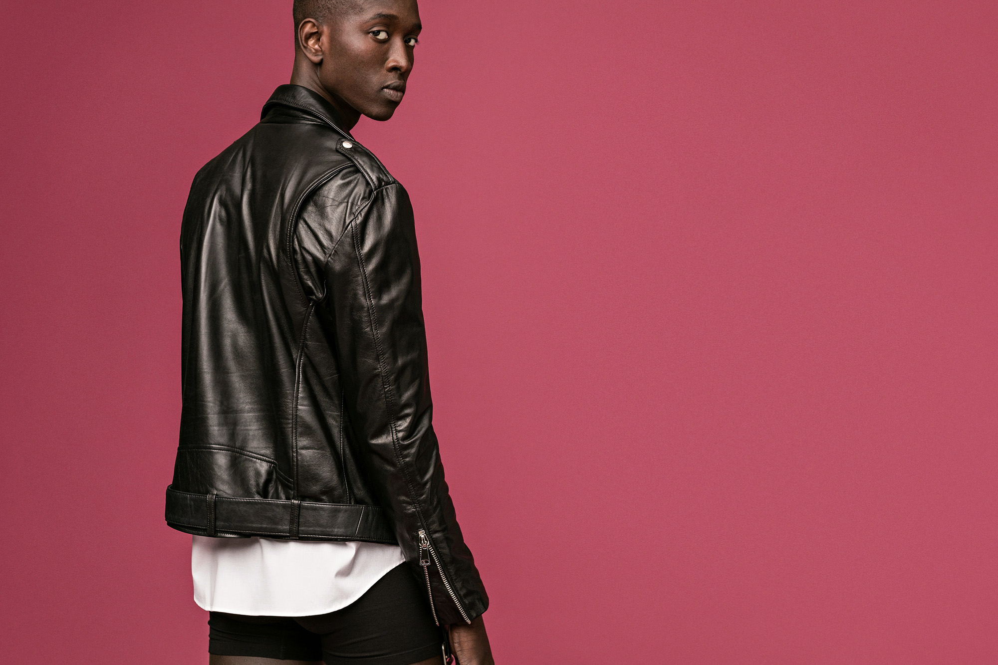 Wear PERFECTO LEATHER JACKET - Black | Garmentory