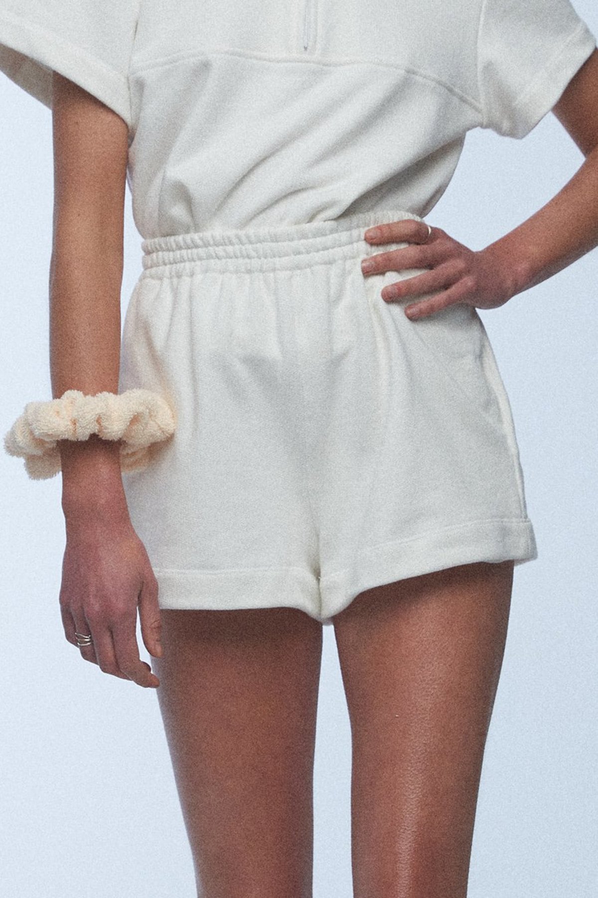 baaby Organic French Terry Shorts - Unbleached | Garmentory