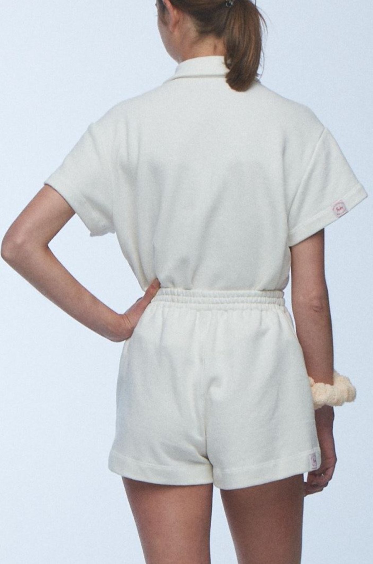 baaby Organic French Terry Shorts - Unbleached | Garmentory