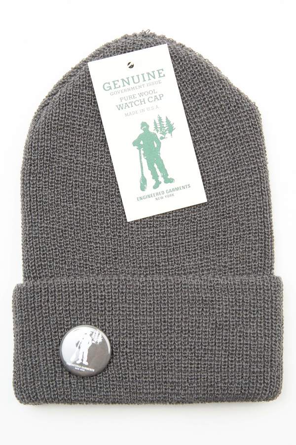 Engineered Garments Wool Watch Cap - Grey | Garmentory