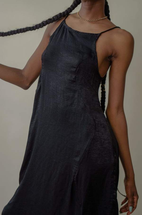 Nin Studio Flow Dress - Black | Garmentory