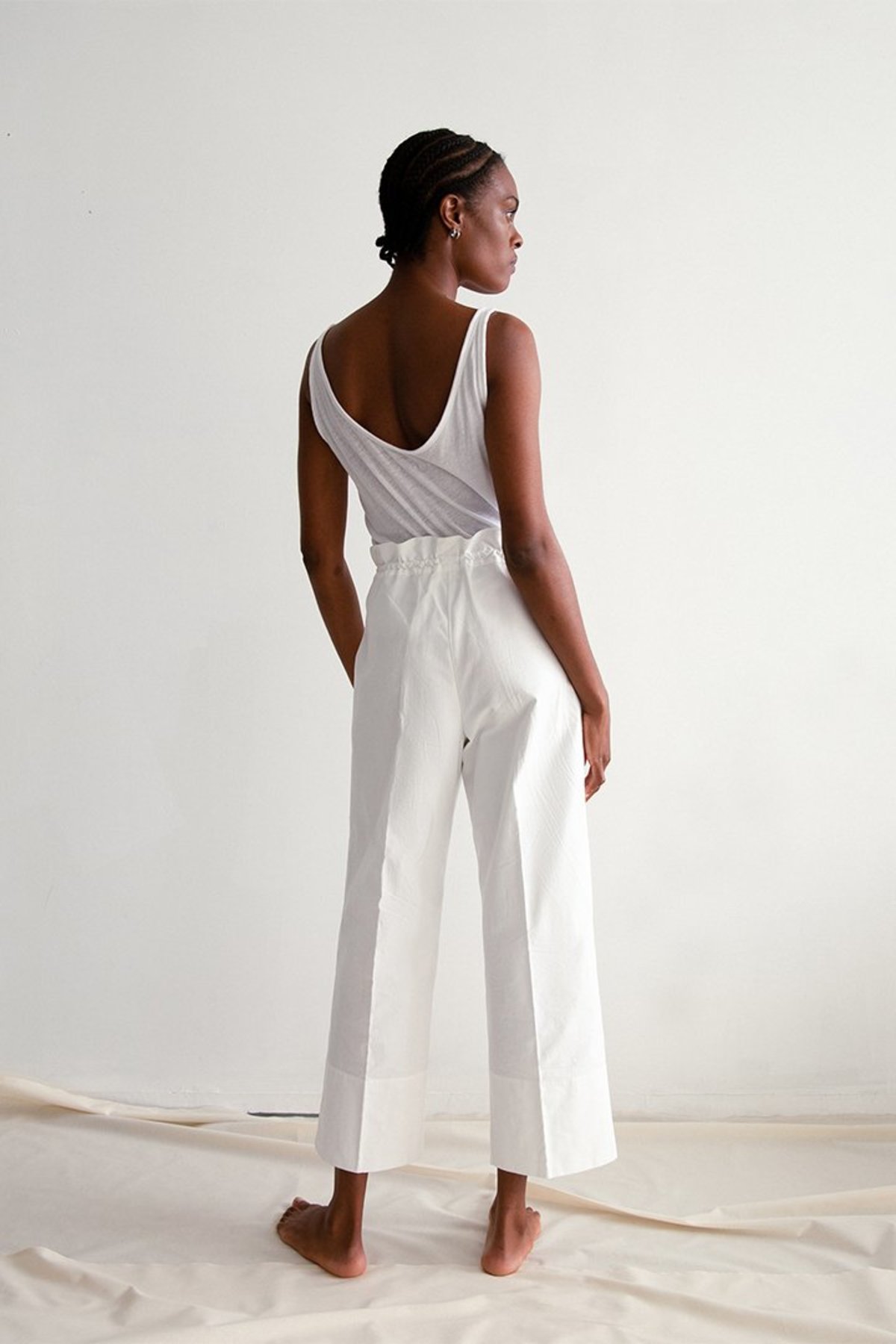 Lucy Park Everyday Pant - Salt | Garmentory