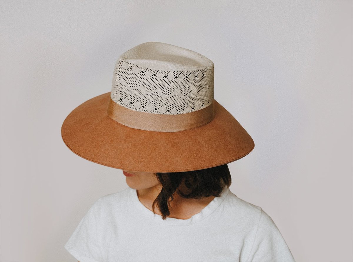 Freya Cedar Hat - Natural/Rust | Garmentory
