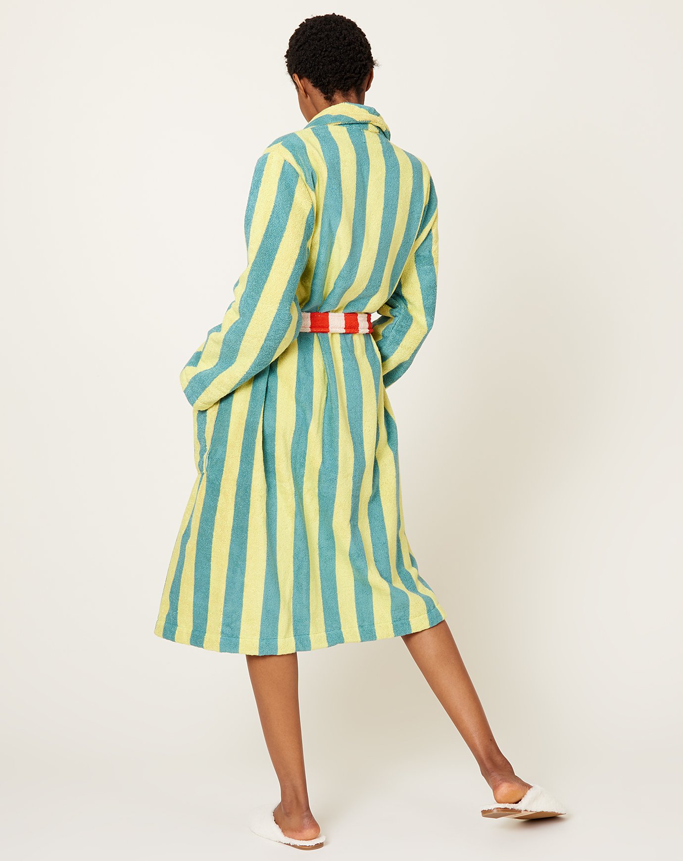 Dusen Dusen Stripe Bathrobe | Garmentory