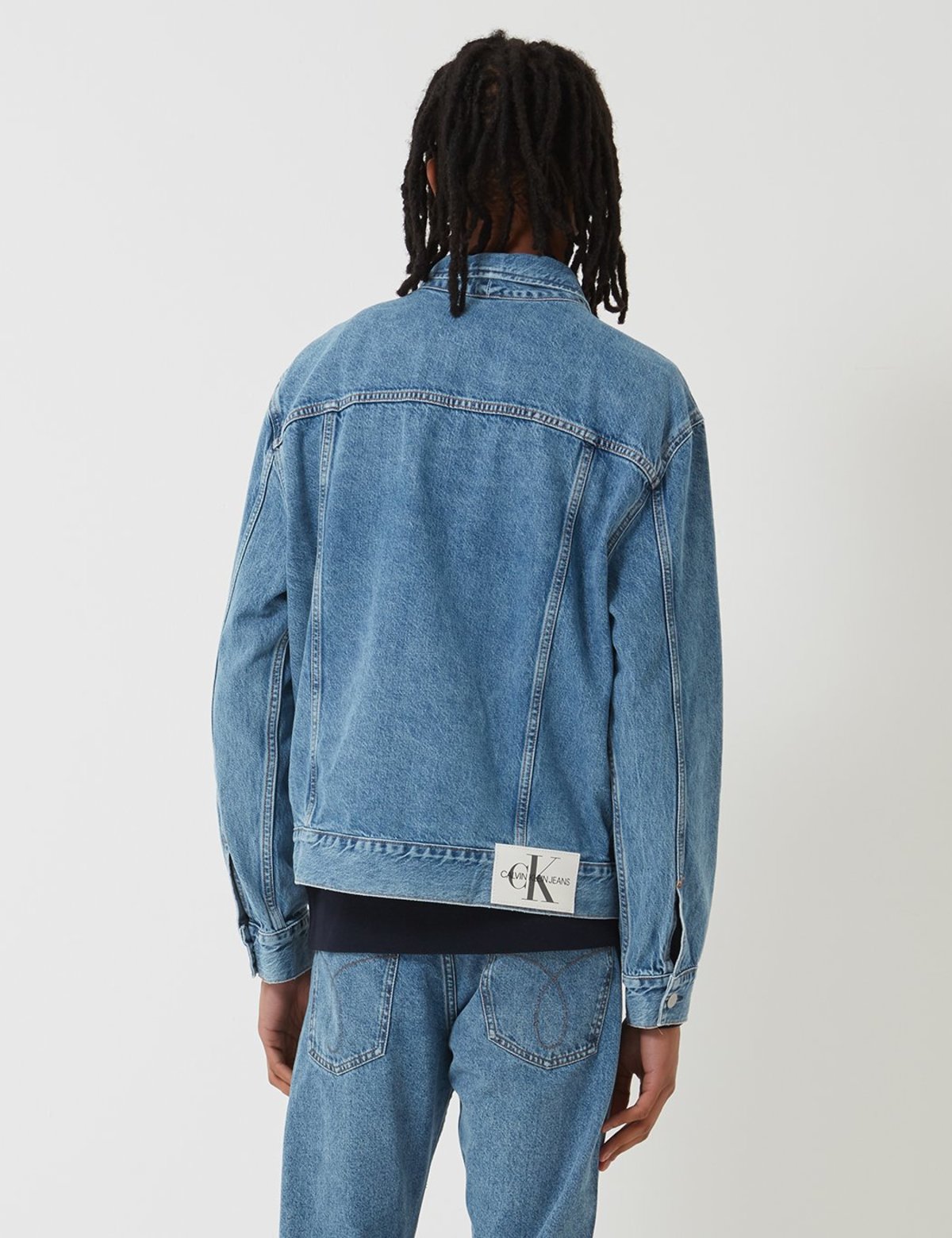 Calvin Klein Oversized Iconic Omega Trucker - Mid Stone RGD | Garmentory