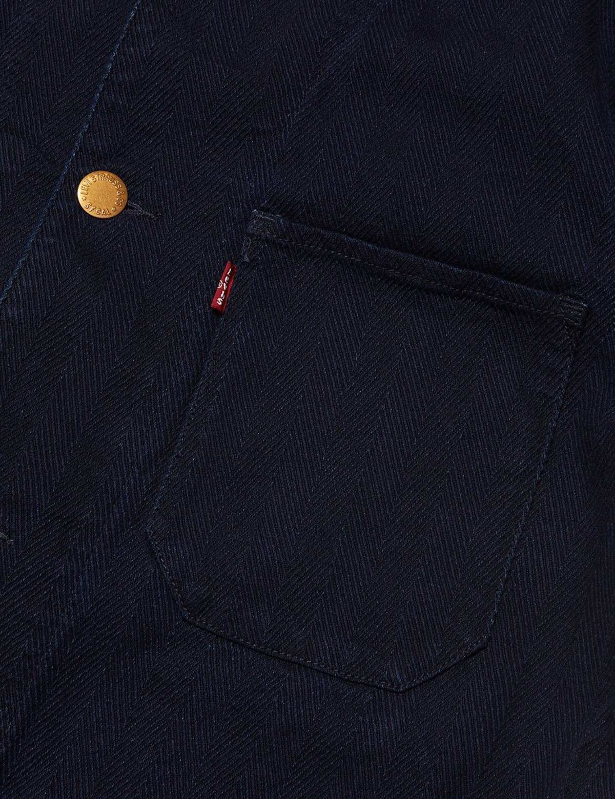 Levis Engineers Worker Jacket - Indigo Herringbone | Garmentory