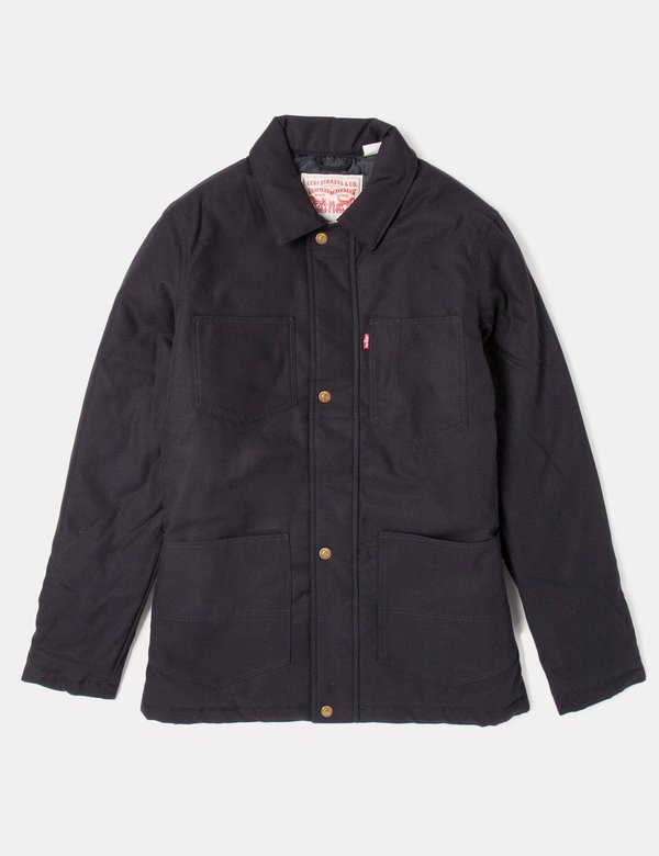 Levis Insulated Utility Jacket - Black | Garmentory