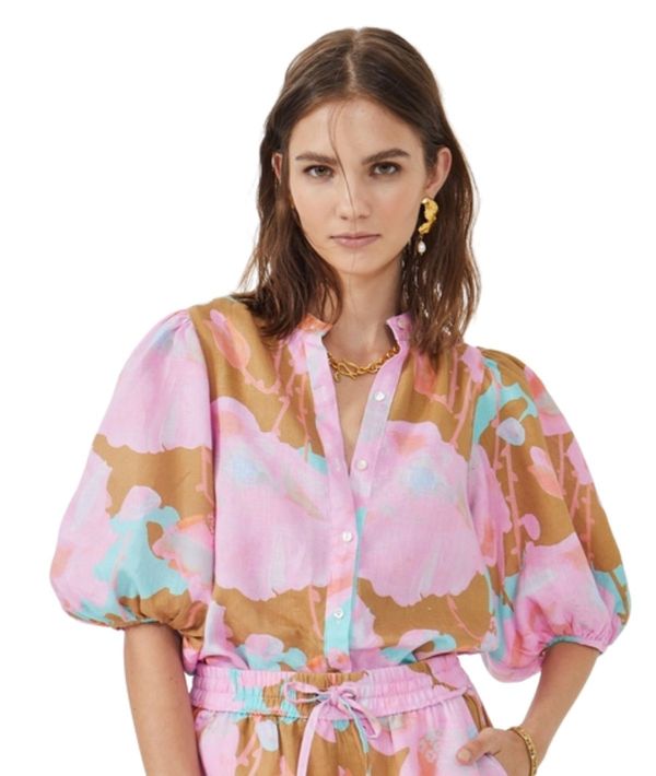 Lanhtropy Bubble Shirt - Aquarela Print | Garmentory