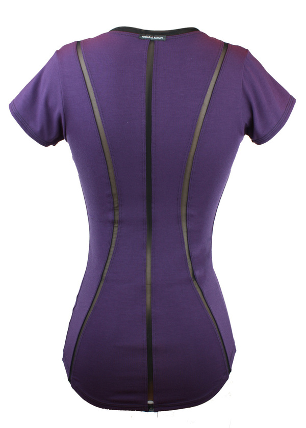 Perilous Activity Hourglass V-Neck Plum | Garmentory