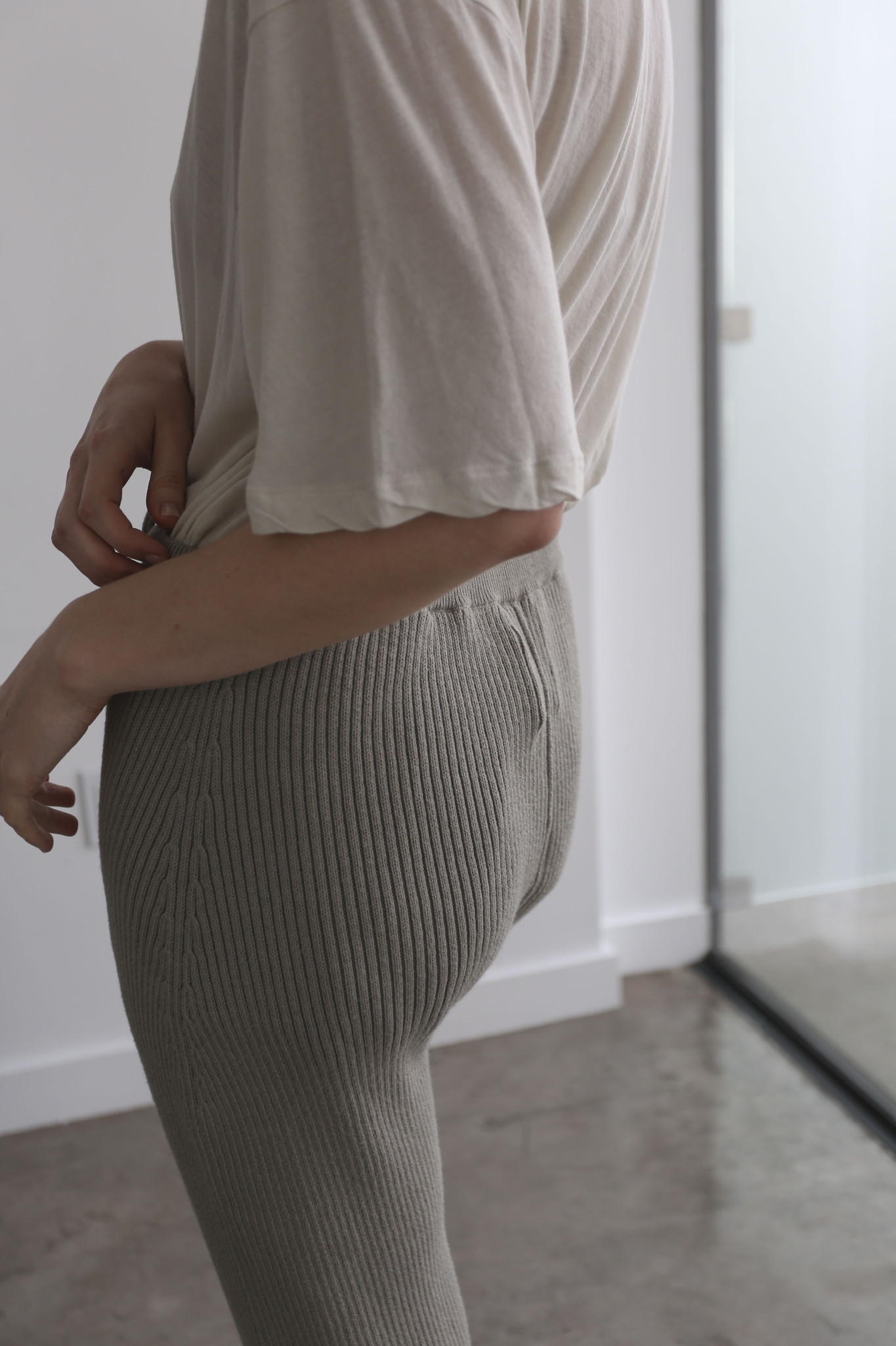 Lauren Manoogian Rib Arch Pants in Clay | Garmentory