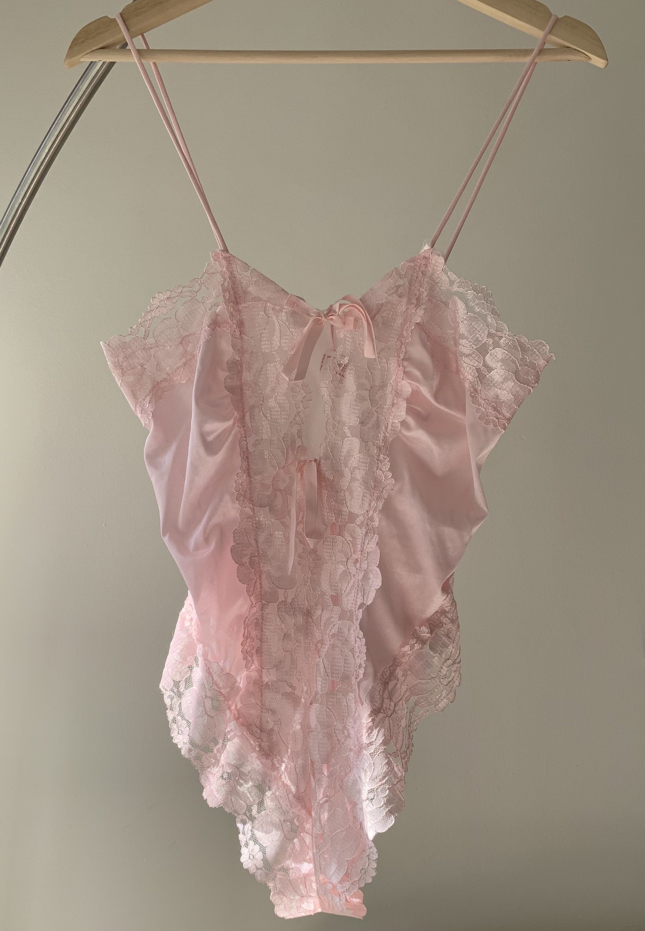 Vintage Bum - Cake Lace Teddy Slips - Pastel Pink | Garmentory