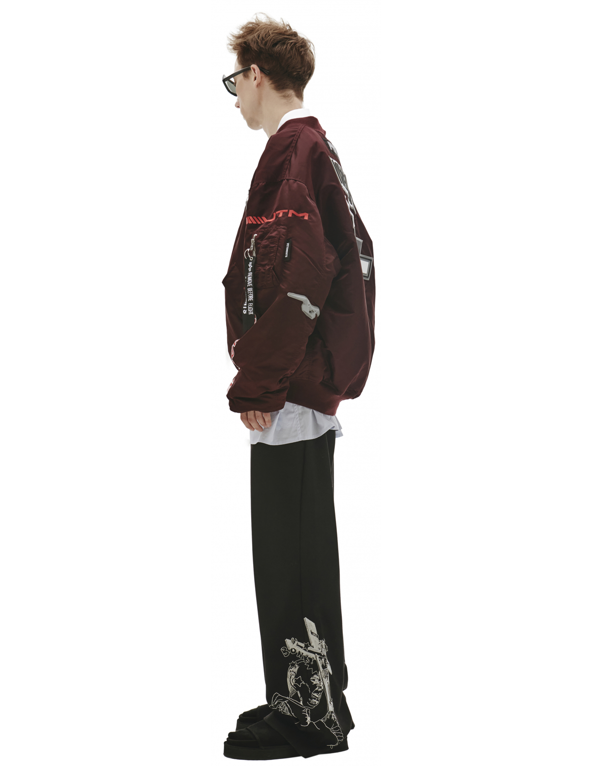 Vetements x Alpha Industries Racing Logo Reversible Bomber Jacket ...