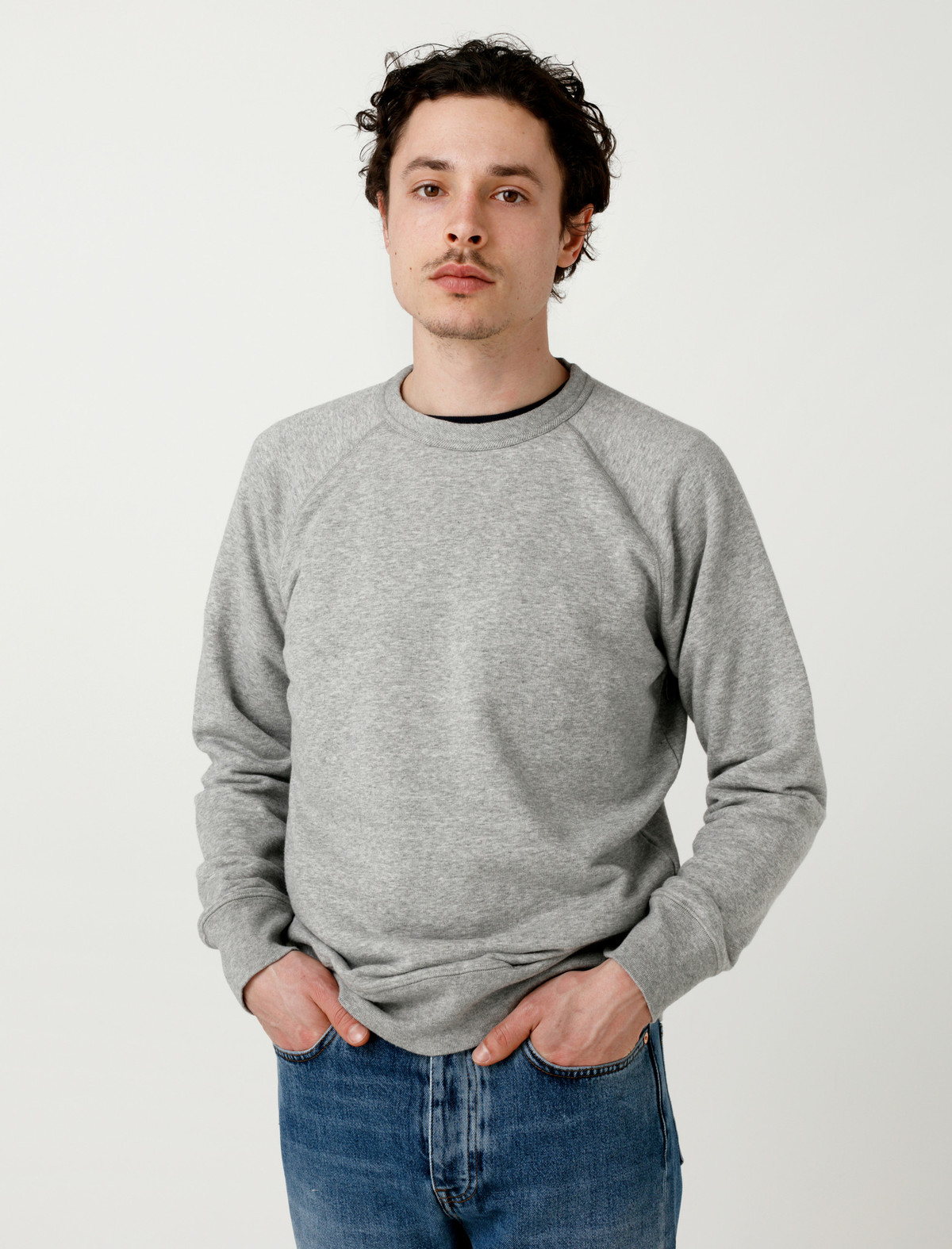 Our Legacy 50's Great Sweat Grey Melange | Garmentory