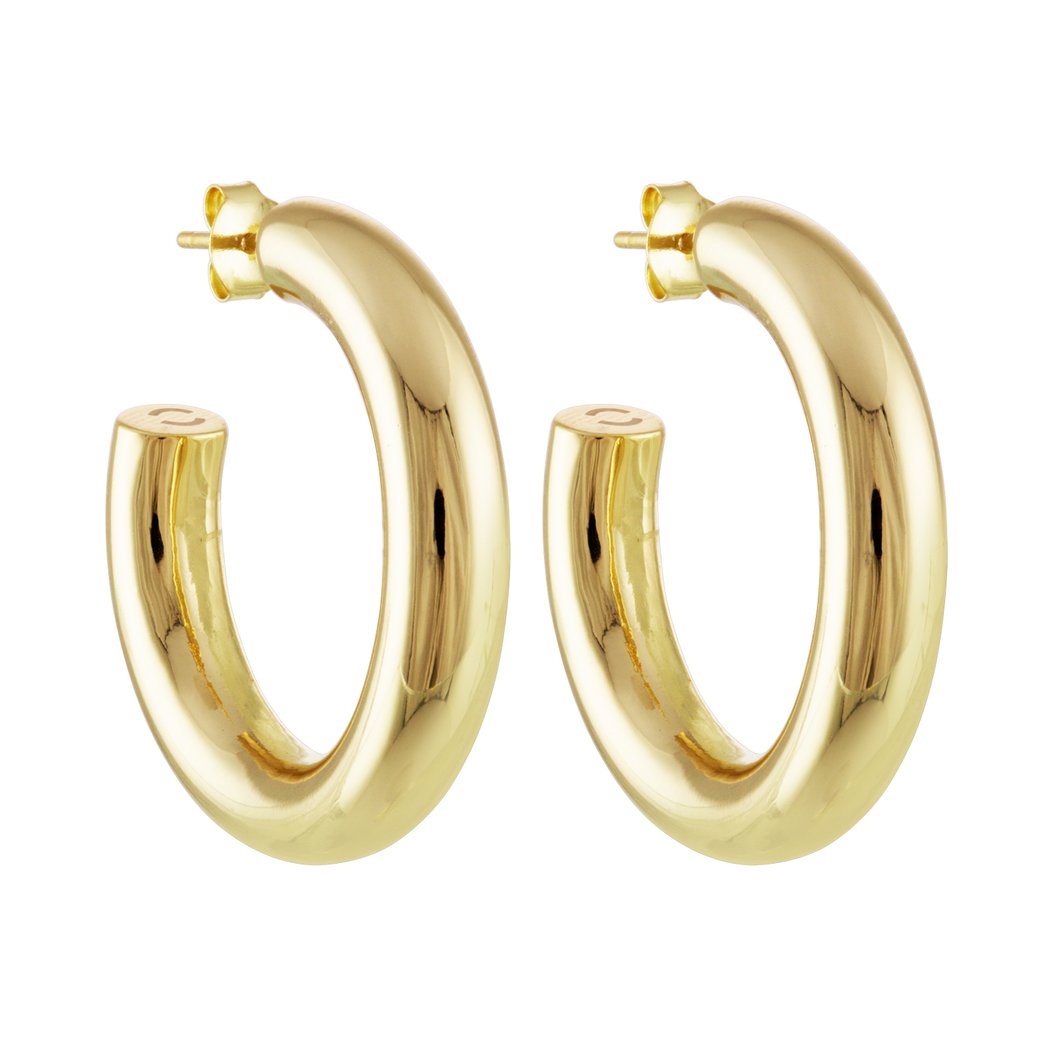Machete Perfect Hoops - Gold | Garmentory