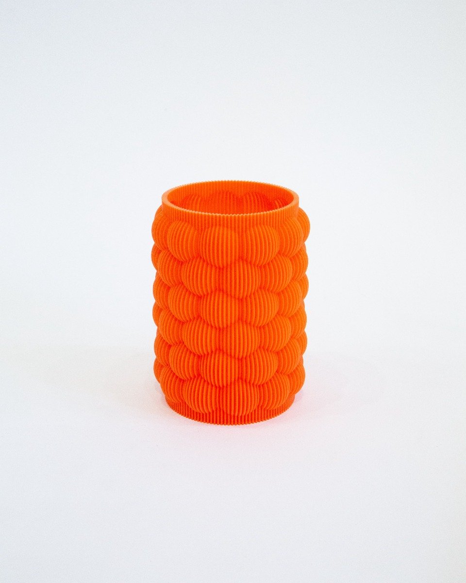 UAU Project 3D Print Vase 02 - Orange | Garmentory