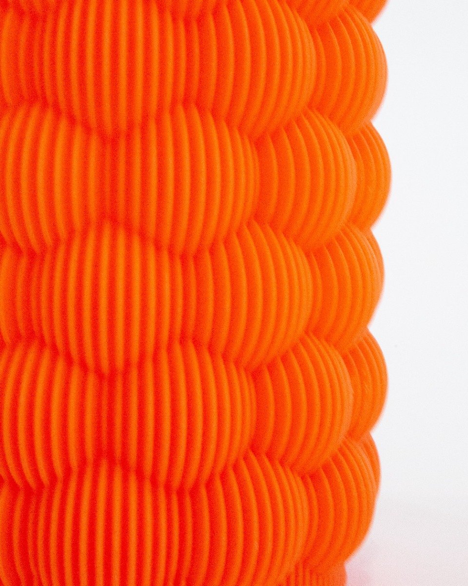 UAU Project 3D Print Vase 02 - Orange | Garmentory