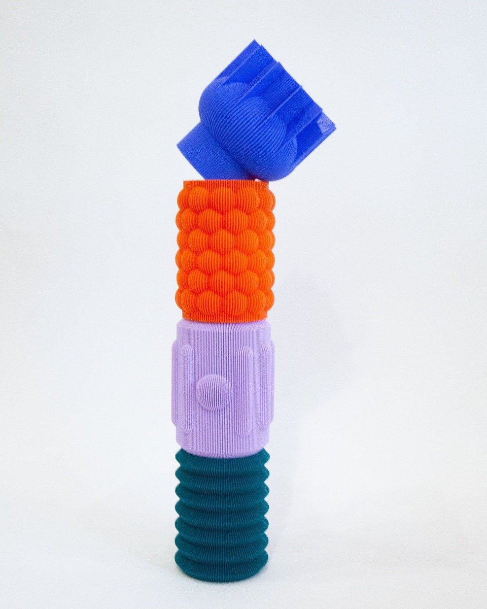 UAU Project 3D Print Vase 02 - Orange | Garmentory