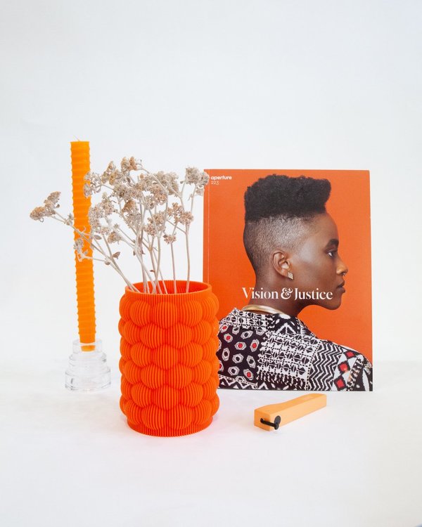 UAU Project 3D Print Vase 02 - Orange | Garmentory