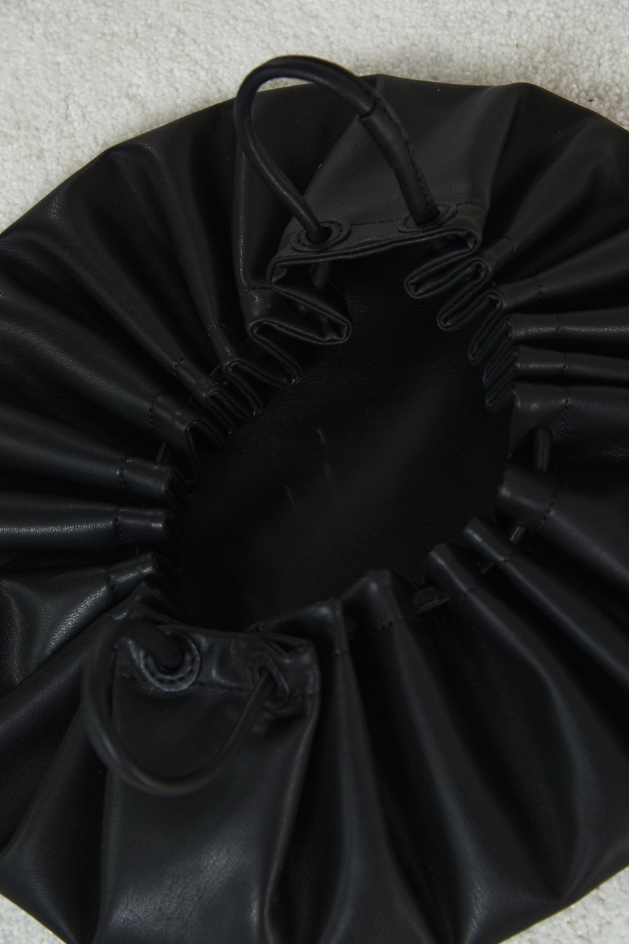 Simon Miller Vegan Scrunch Bag - Black | Garmentory