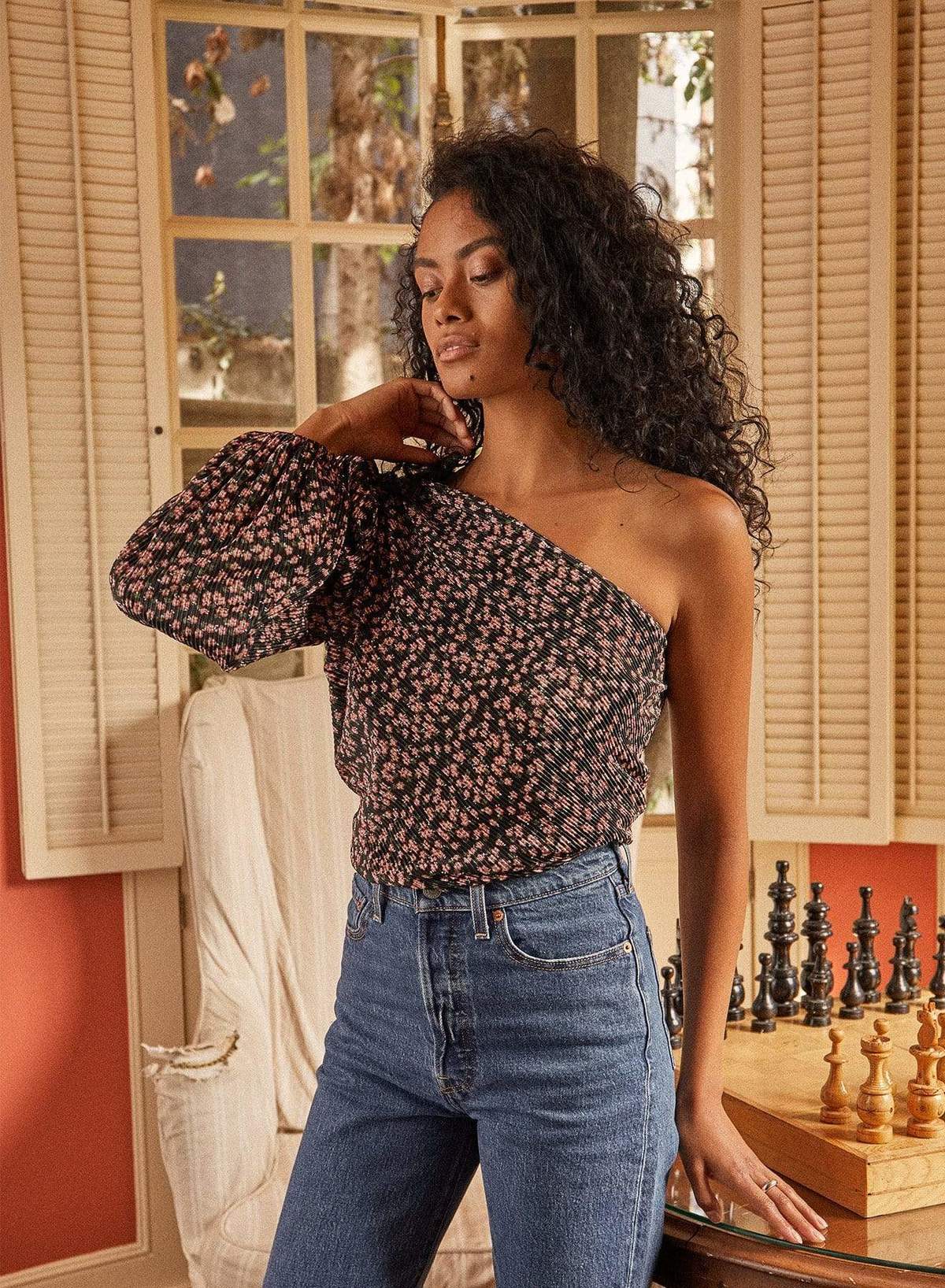 Saylor Yael Top - Black | Garmentory