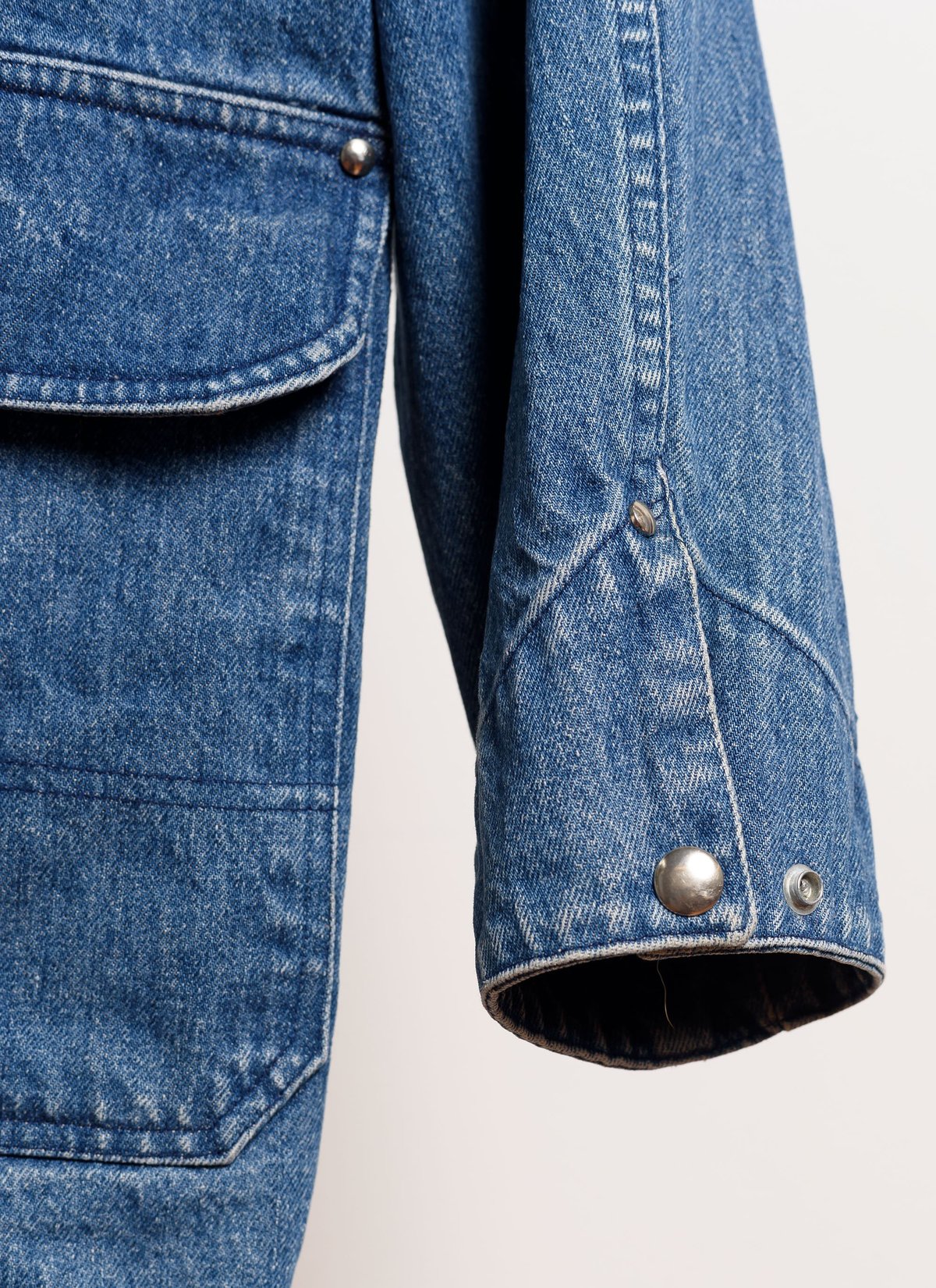 Vintage POLO RALPH LAUREN DENIM FIREMAN JACKET - Blue | Garmentory