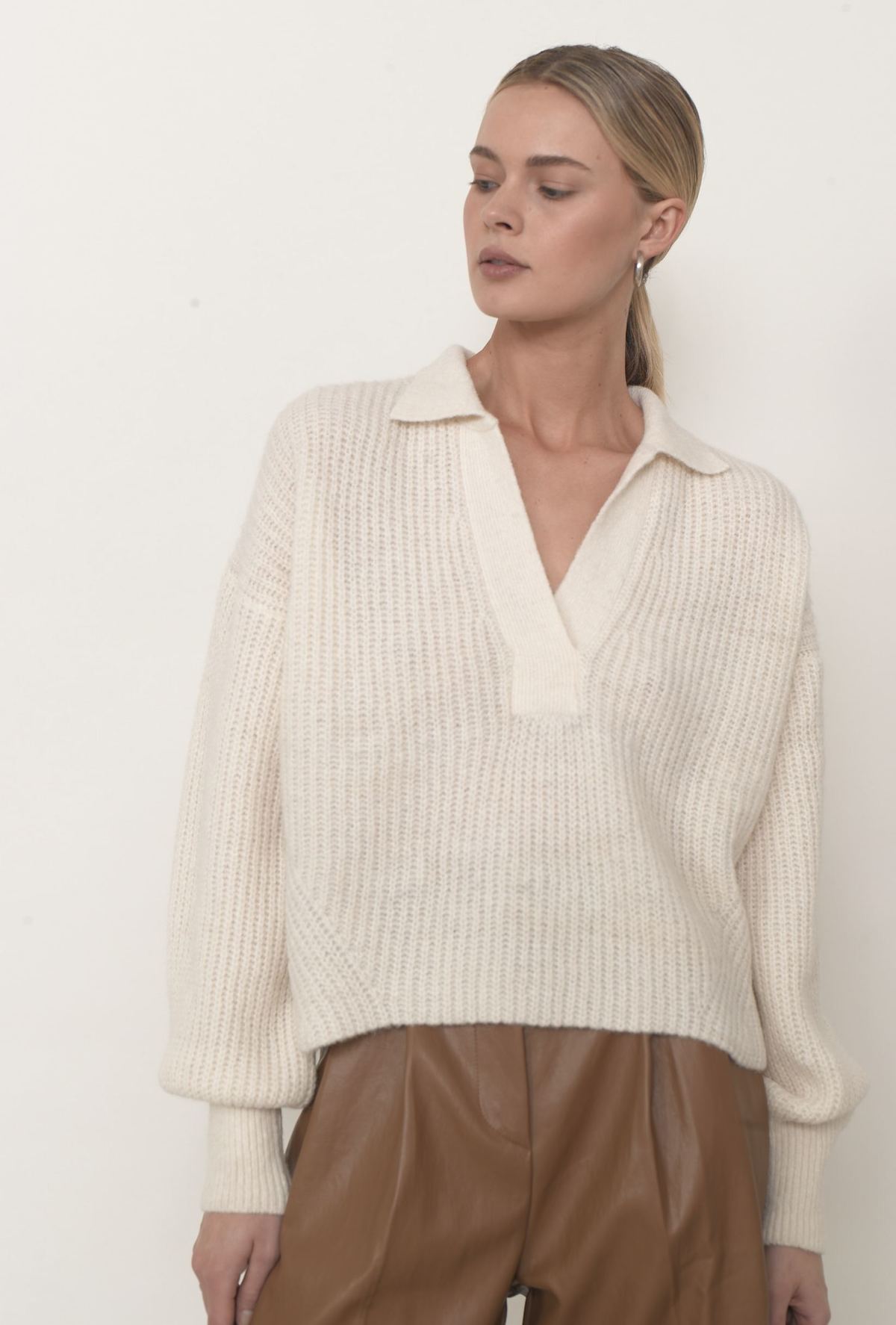 ELEVEN SIX TATUM SWEATER - IVORY | Garmentory