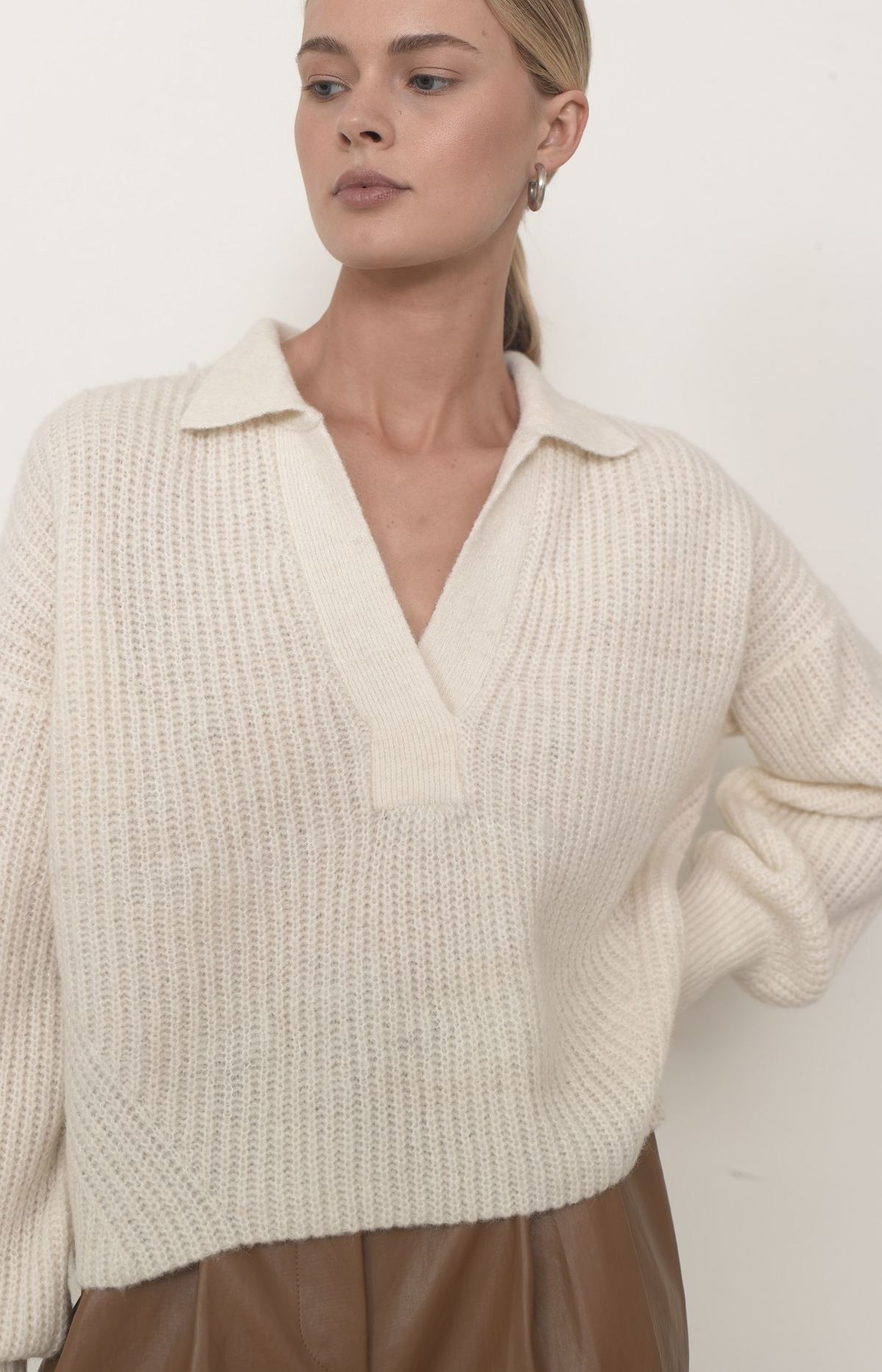 ELEVEN SIX TATUM SWEATER - IVORY | Garmentory