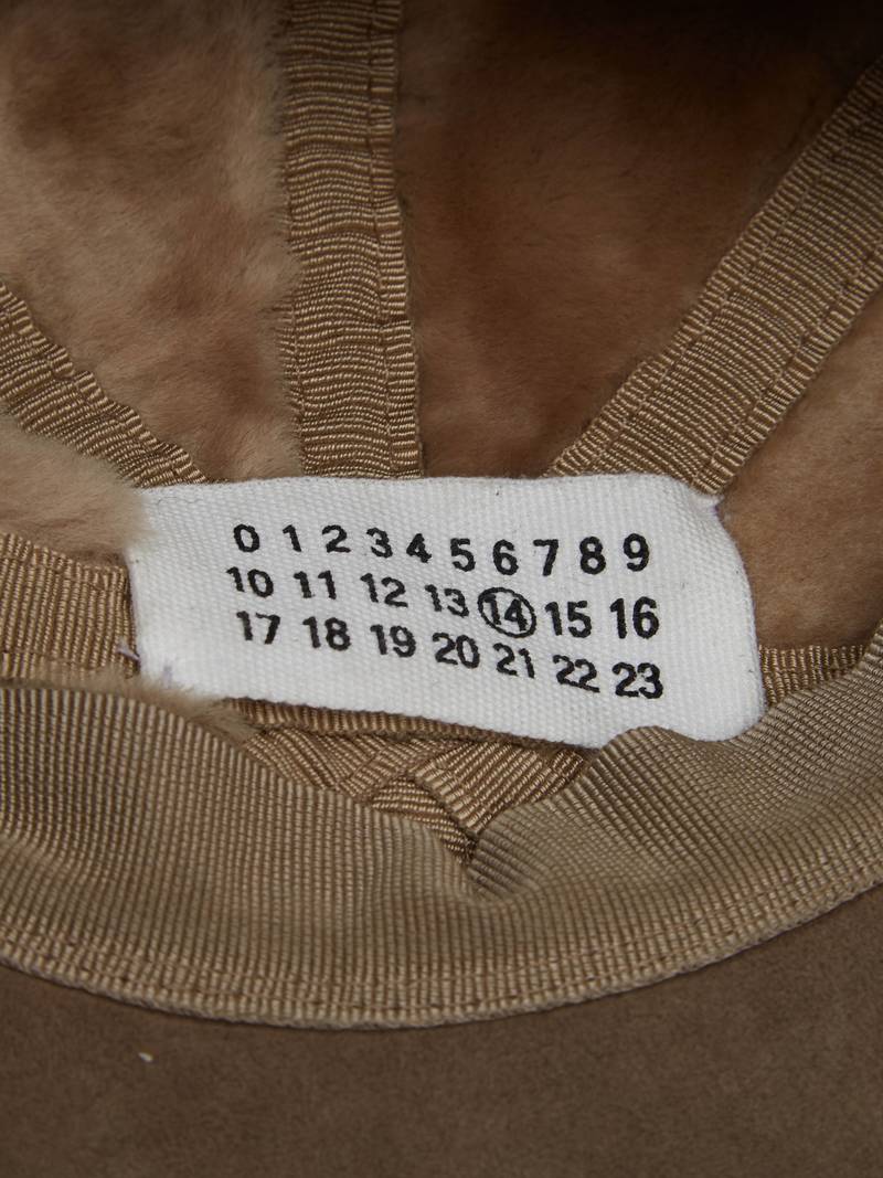 [Pre-Loved] Maison Margiela Gray Sheepskin Cap | Garmentory