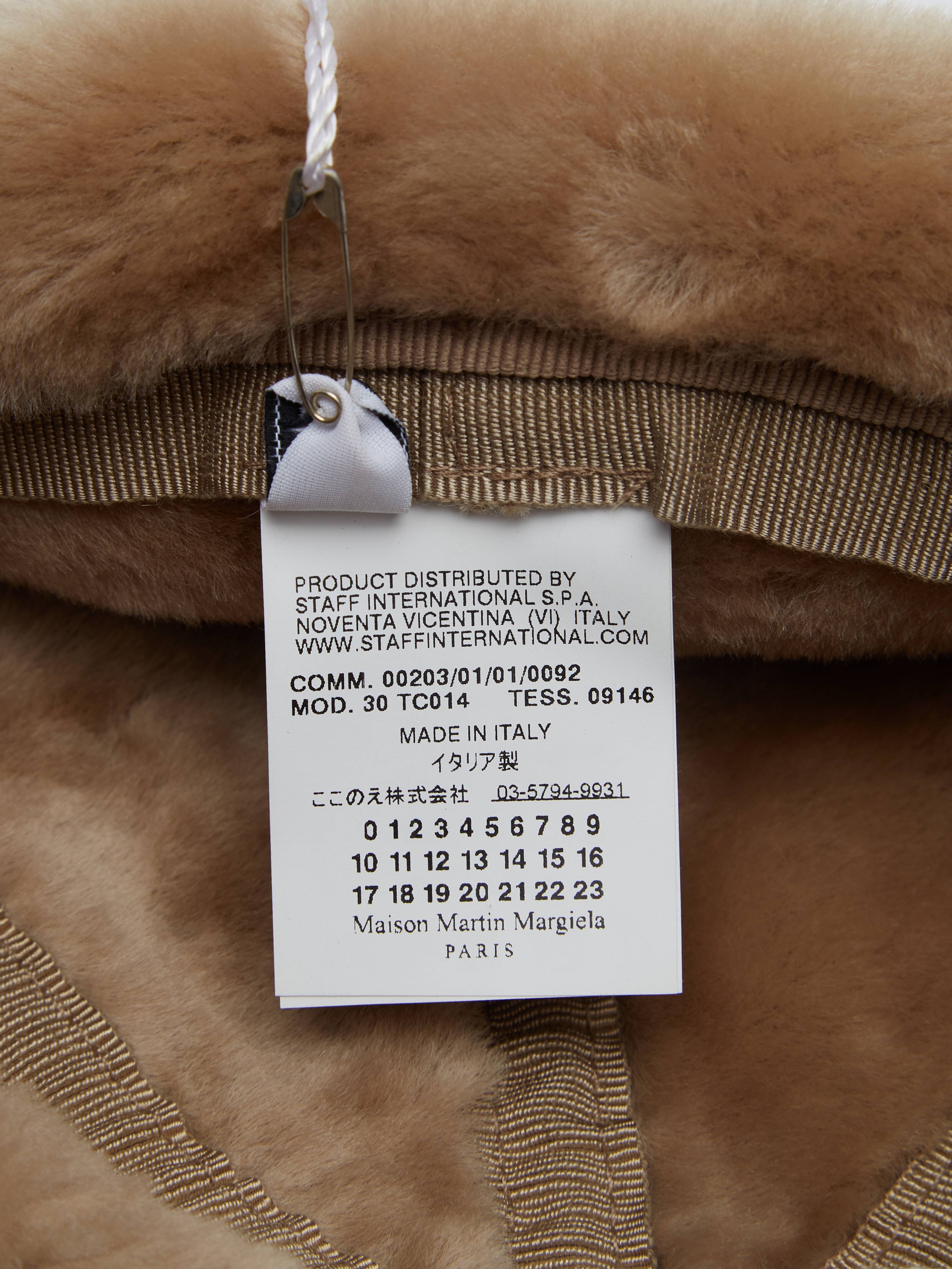 [Pre-Loved] Maison Margiela Gray Sheepskin Cap | Garmentory