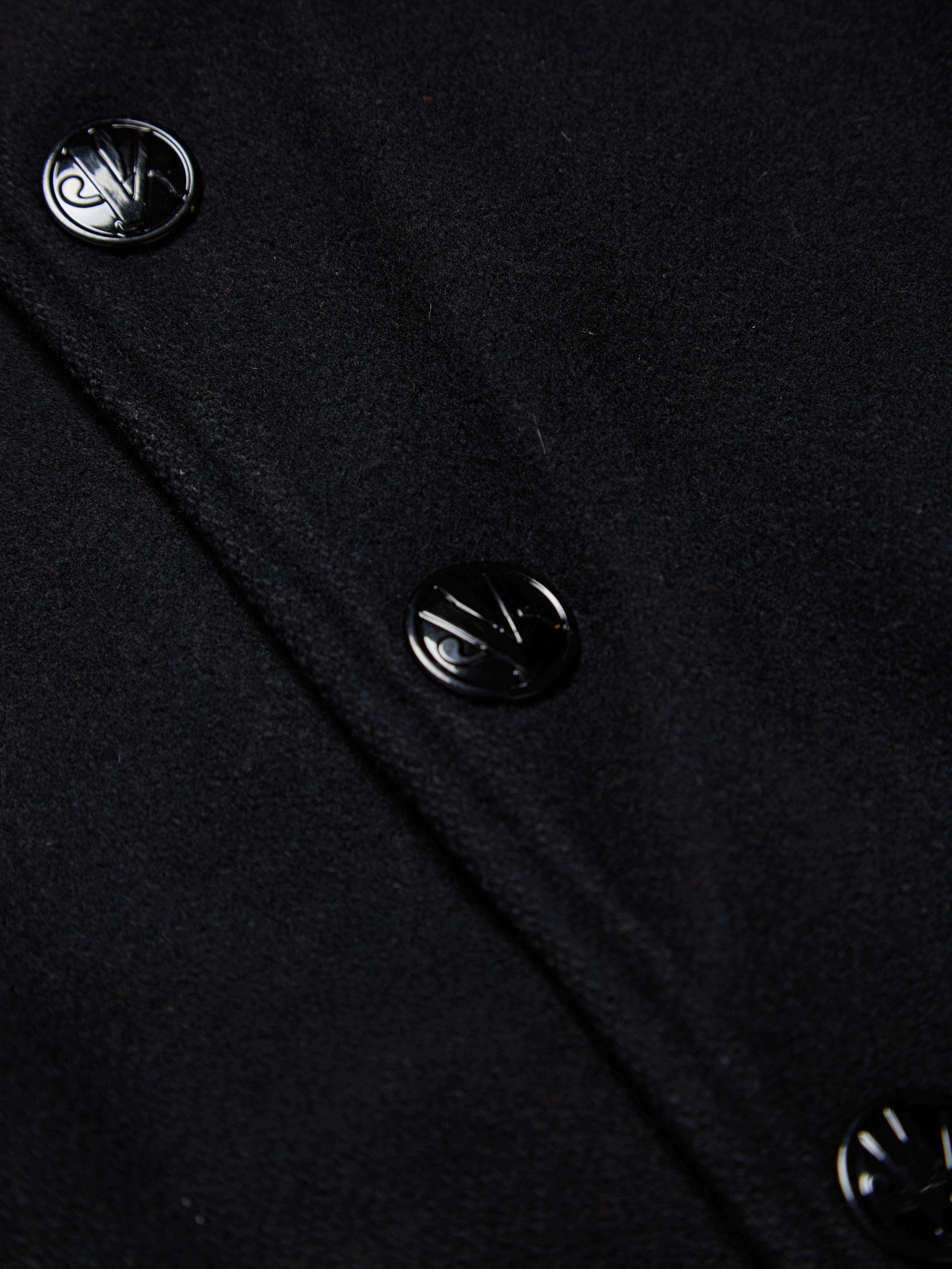 Versace Jeans Couture Back Embroidered Cropped Ribbed Hem Black and Red ...