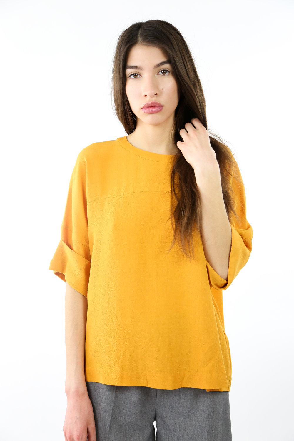 Just Female Maise SS Blouse - Sunflower | Garmentory