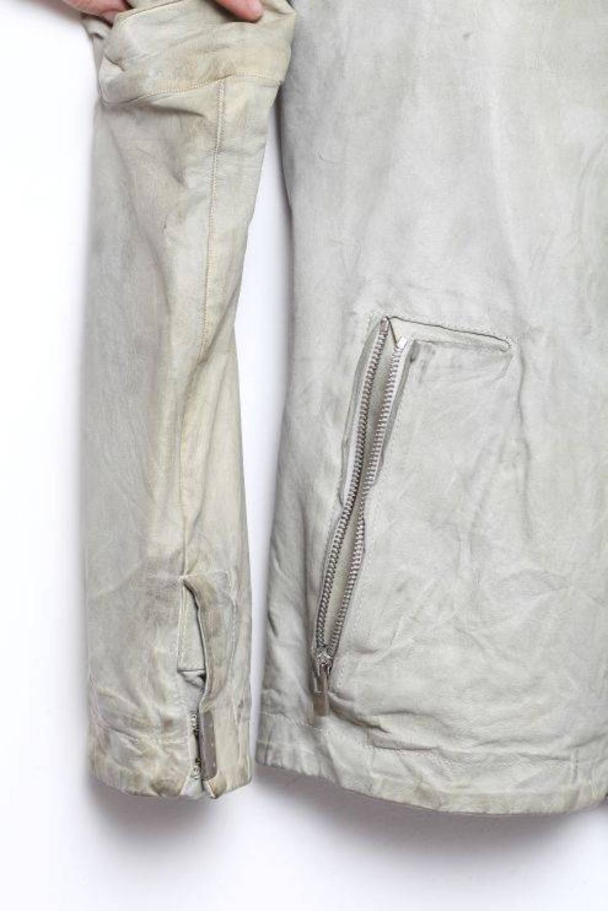 Carol Christian Poell Milk Scarstitch Leather Jacket | Garmentory