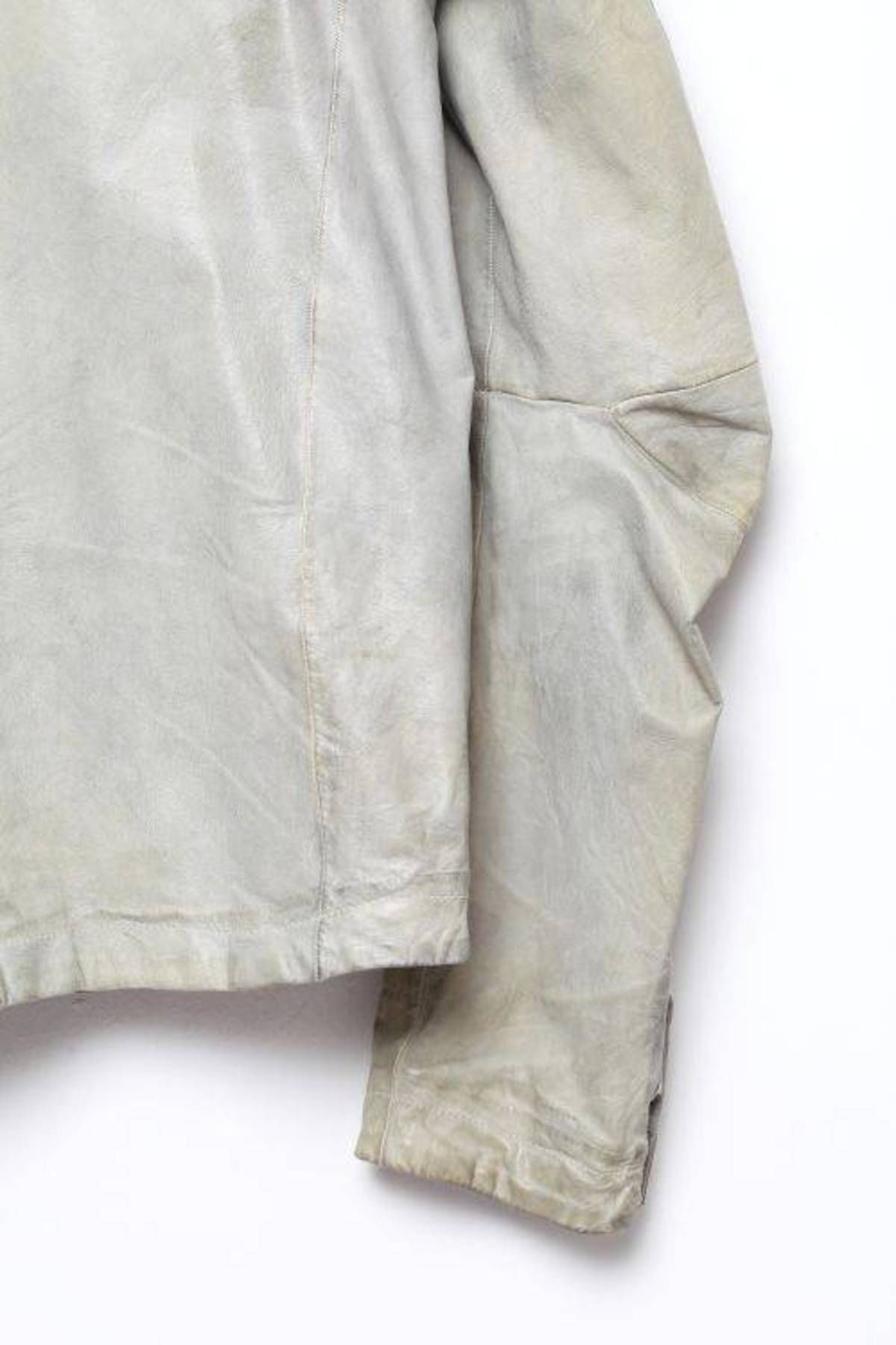 Carol Christian Poell Milk Scarstitch Leather Jacket | Garmentory