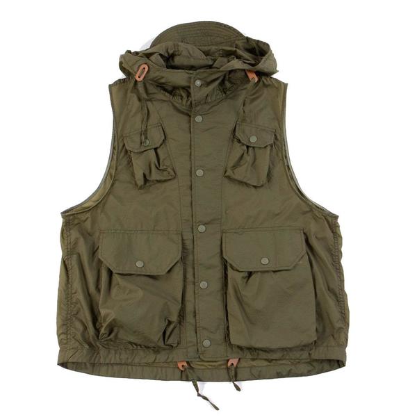 Ripstop Field Vest 'Olive Nylon' | Garmentory