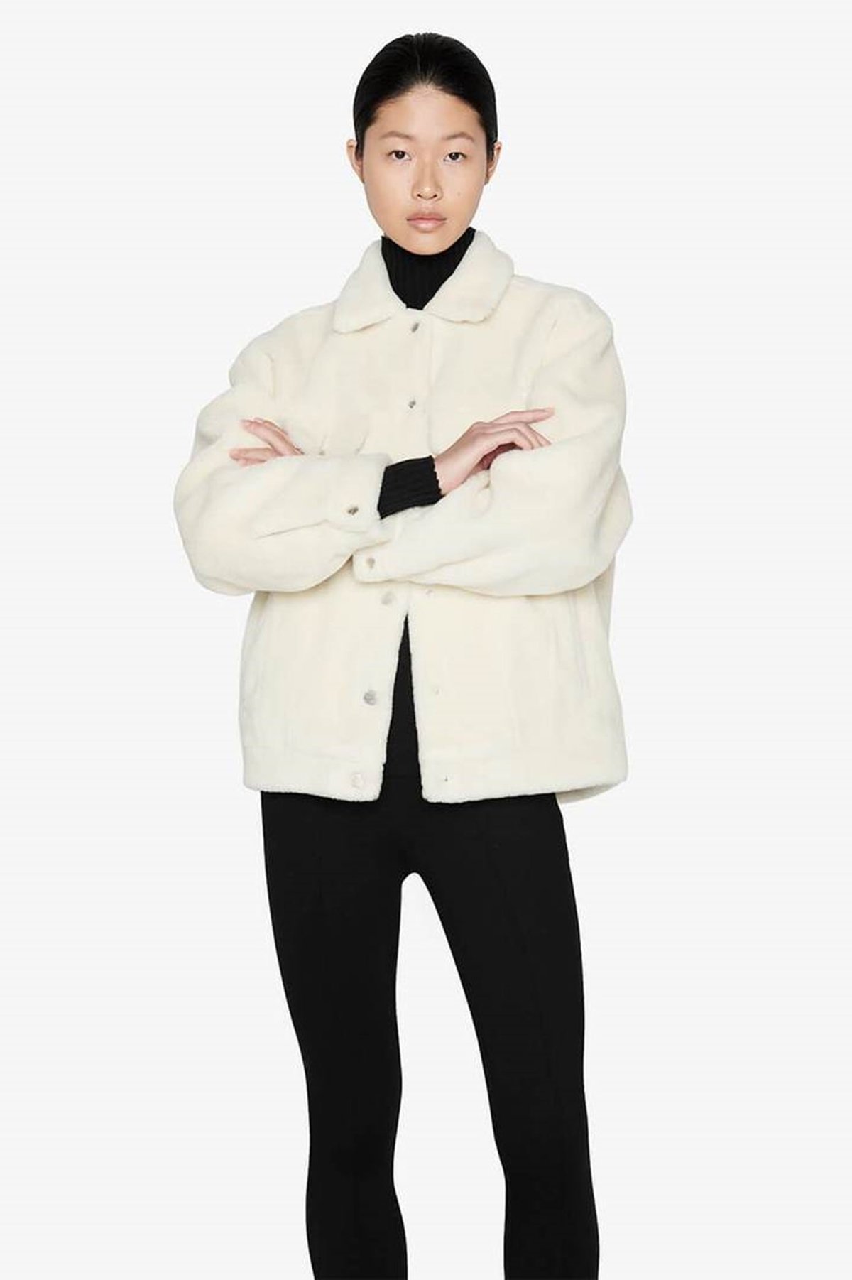 Anine Bing Rory Jacket - Cream | Garmentory