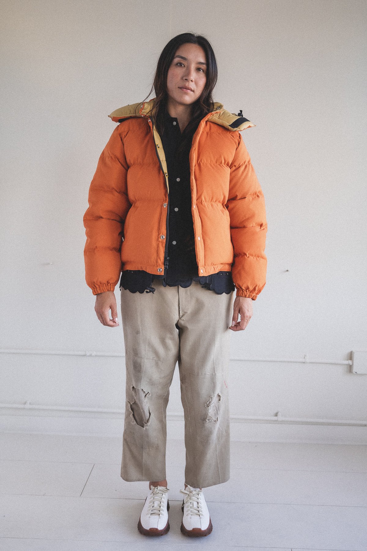 Crescent Down Works Down Sweater - Rust | Garmentory