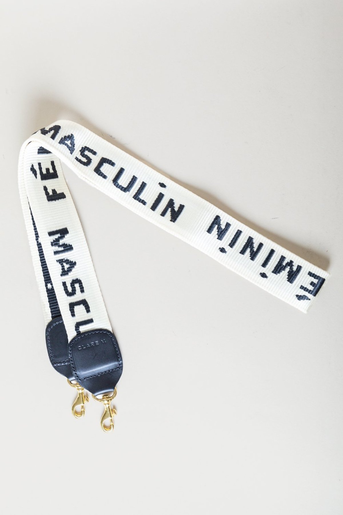 Clare V. Crossbody Strap - Cream Masculin/Feminin | Garmentory