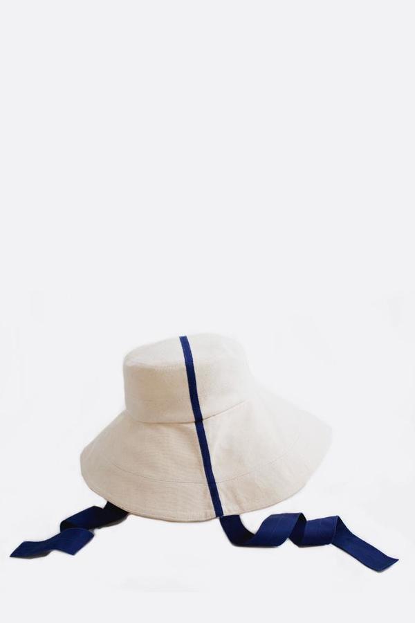 Lola Big Finishing Line Hat with Cadet Trim | Garmentory