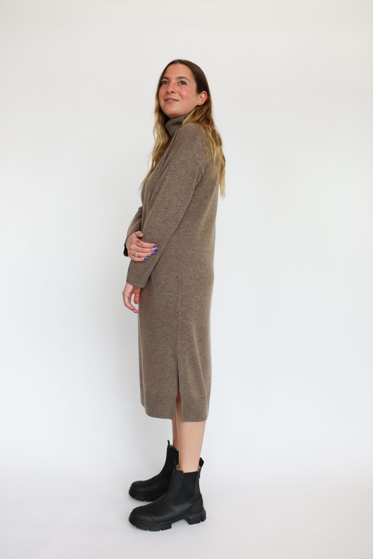 Part Two Kathia Dress - Mink Melange | Garmentory