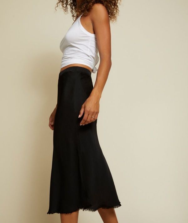 Nation Ltd Mabel Bias Skirt - Black | Garmentory