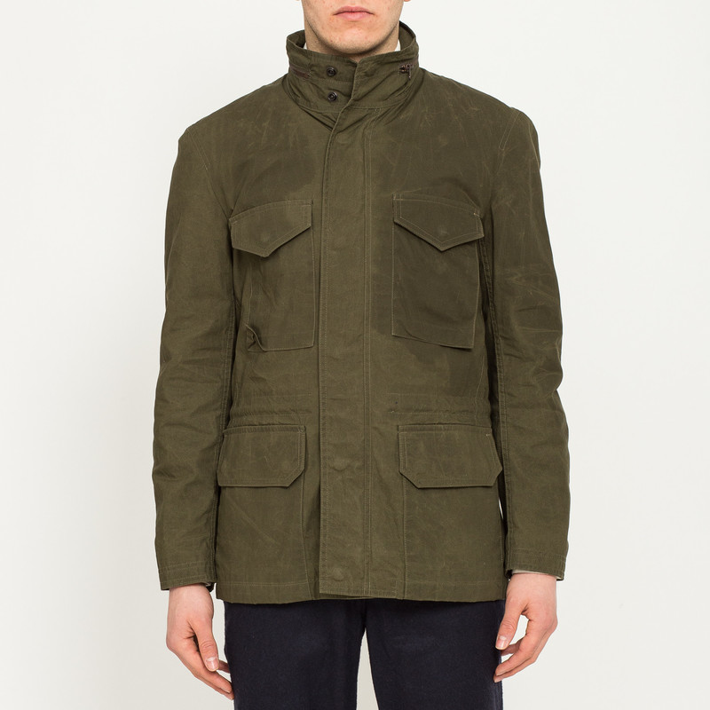 Corridor Waxed Cotton M65 - Olive | Garmentory