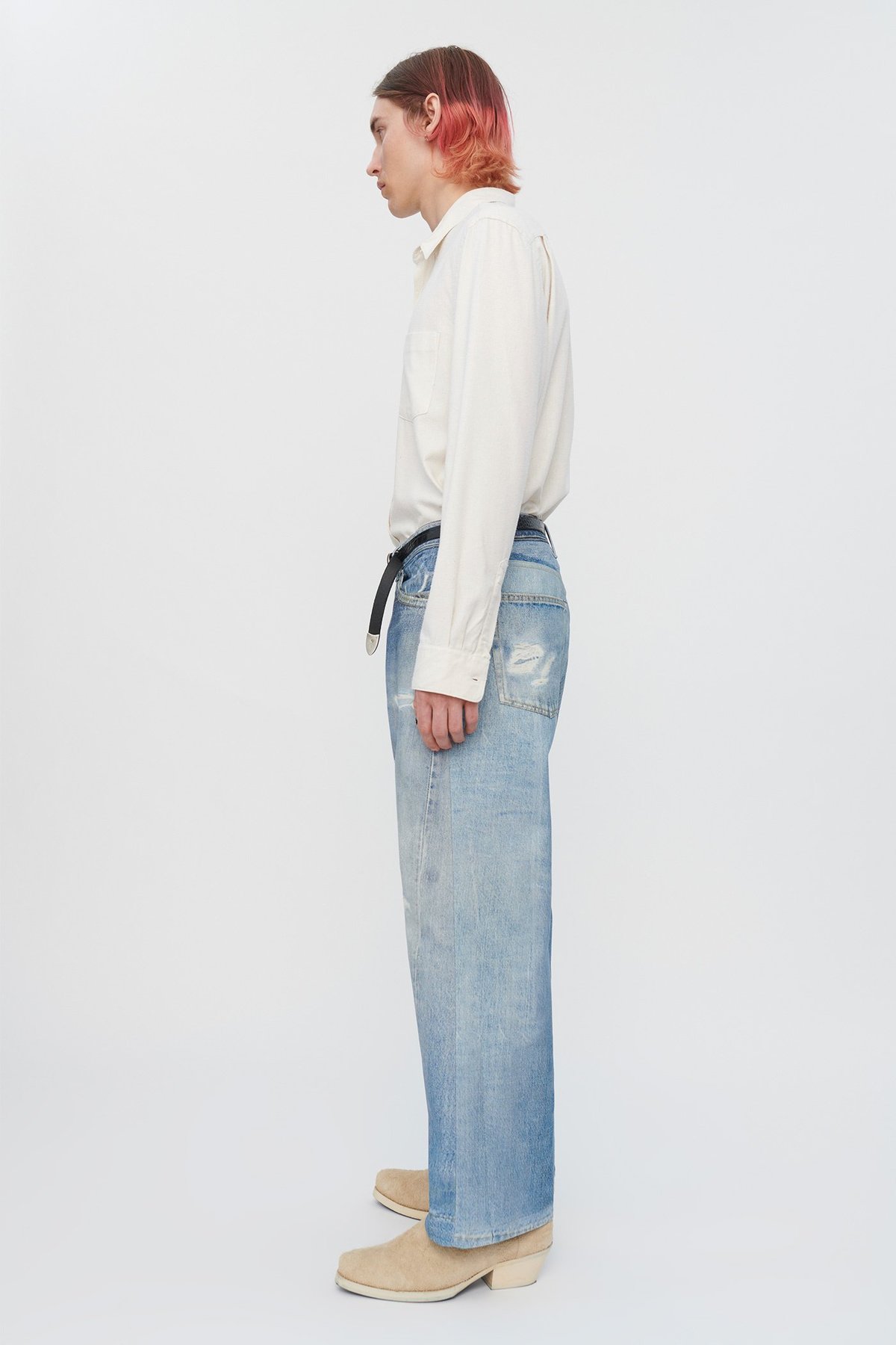 Our Legacy Digital Denim Print Third Cut Jean | Garmentory
